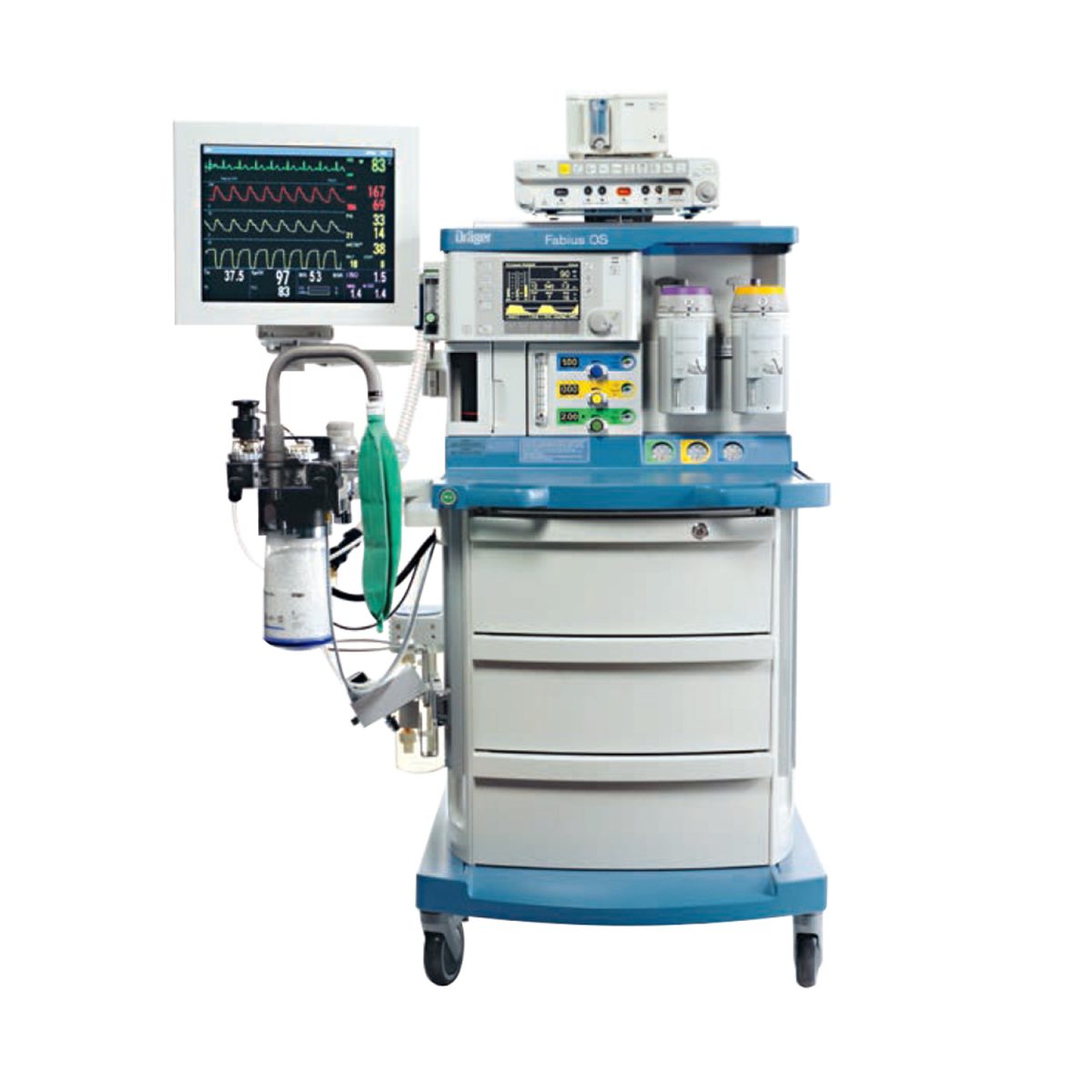Drager Fabius OS Anesthesia Machine | Georgian Anesthesia and Medical Corp.